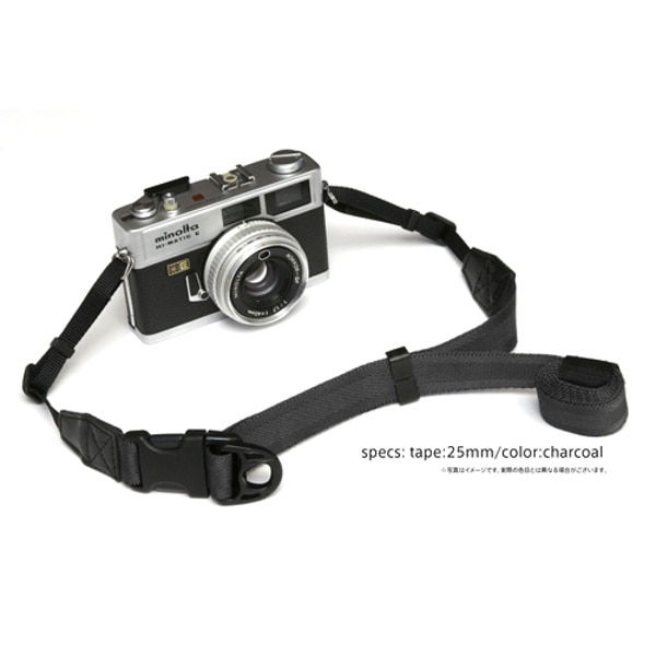 diagnl(ダイアグナル) Ninja Strap (ニンジャストラップ) 25mm チャコール(チャコール): バッグ・ストラップ 銀一 ...